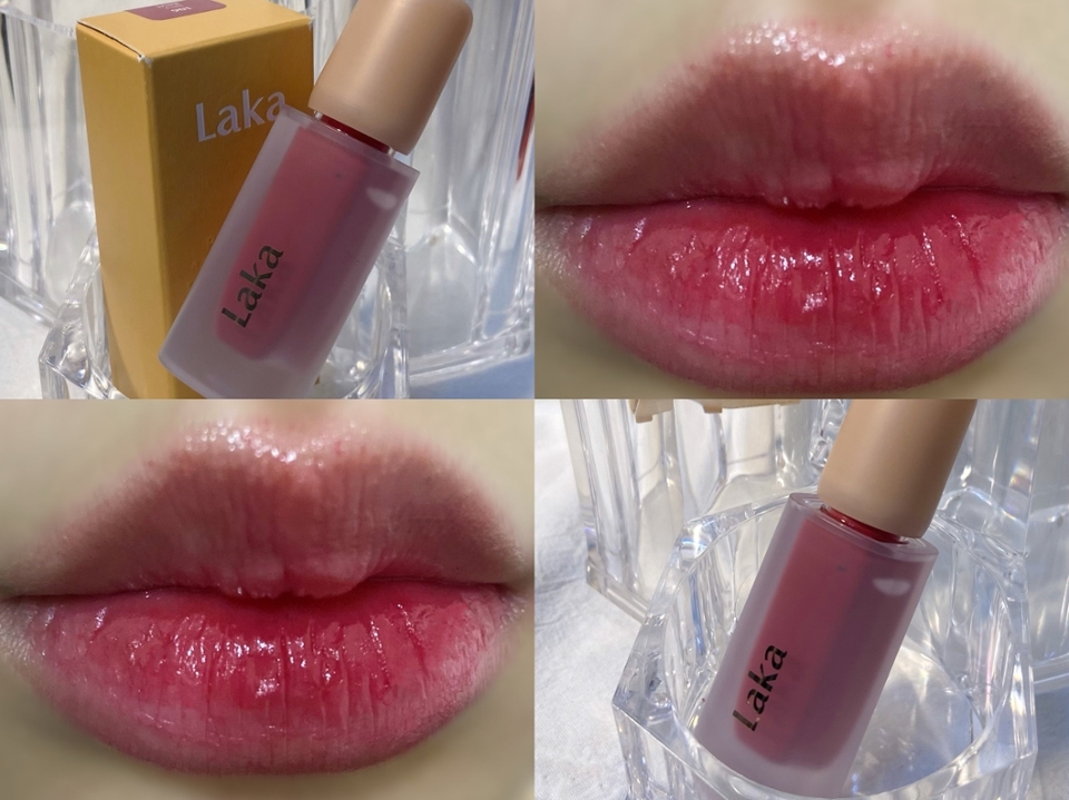 라카(LAKA) 프루티 글램 틴트 [106 쥬이시] 파워리뷰 by - 언니의파우치