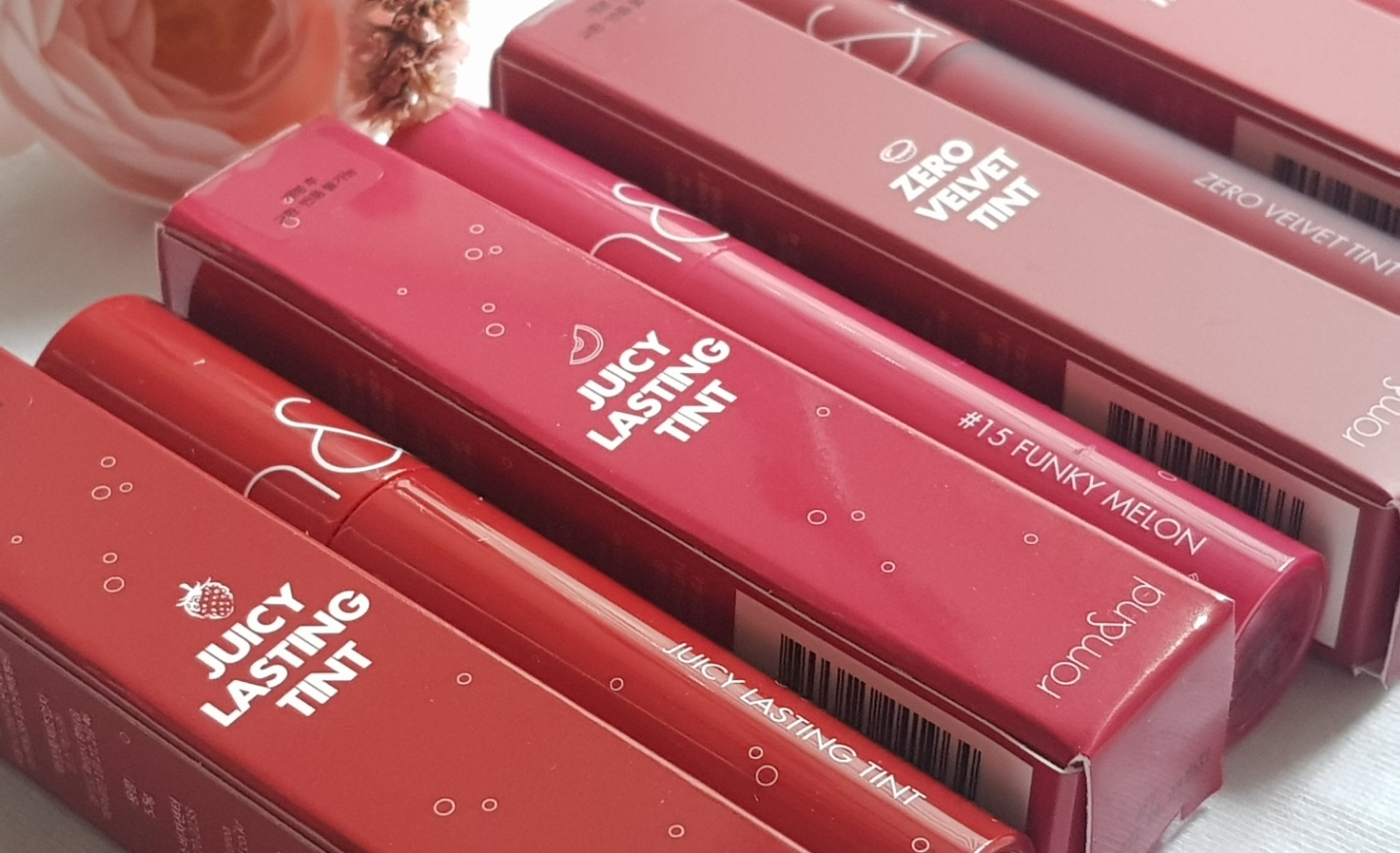 롬앤(rom&nd) 쥬시래스팅 틴트 [14 베리샷] 파워리뷰 by 뚠아 - 언니의파우치